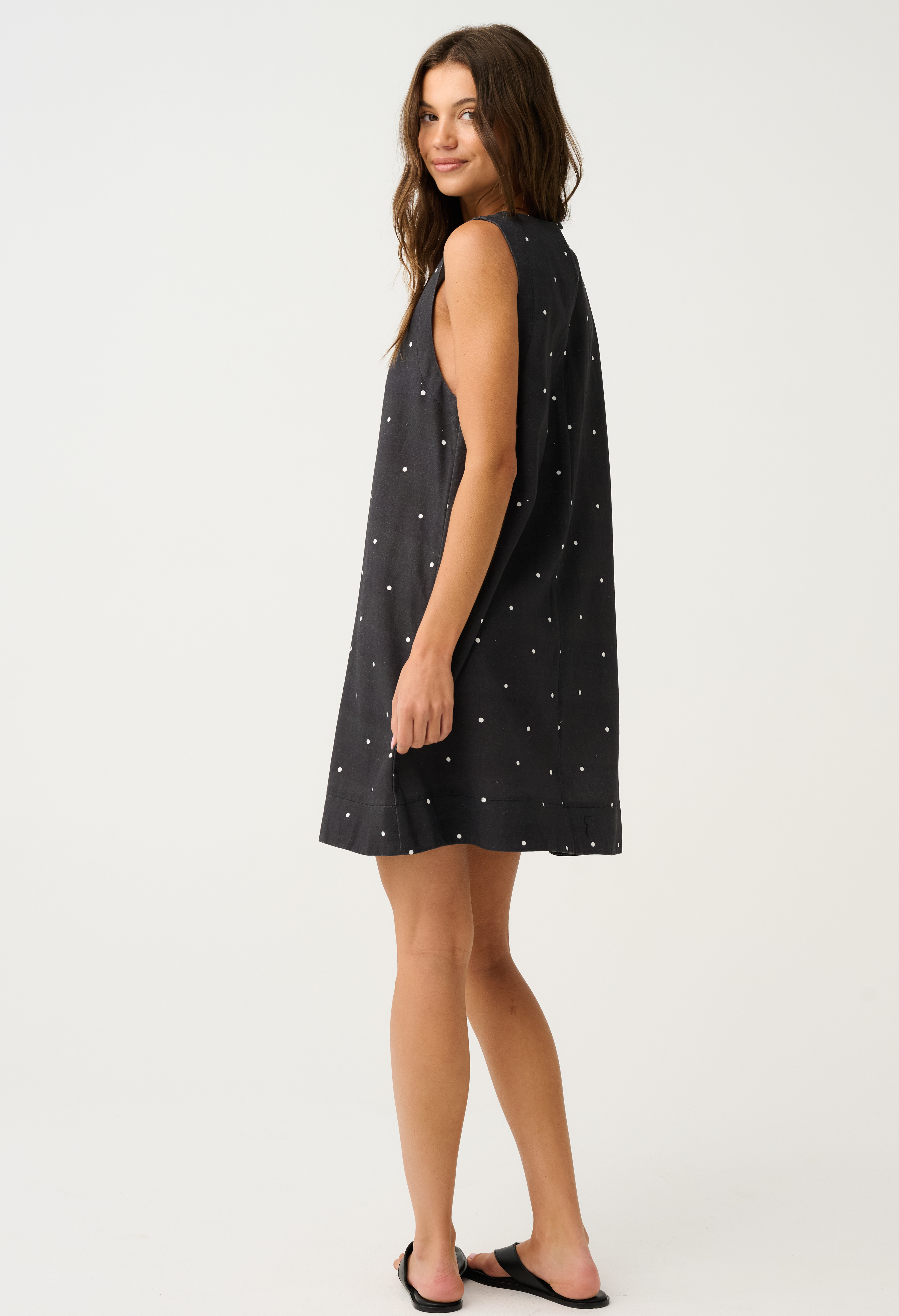 Mason Mini Dress - Black Spot – Cartel & Willow